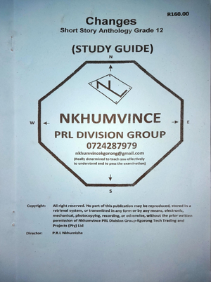 English Home Language Paper 1: Comprehensive Study Notes for Grade 12 ...