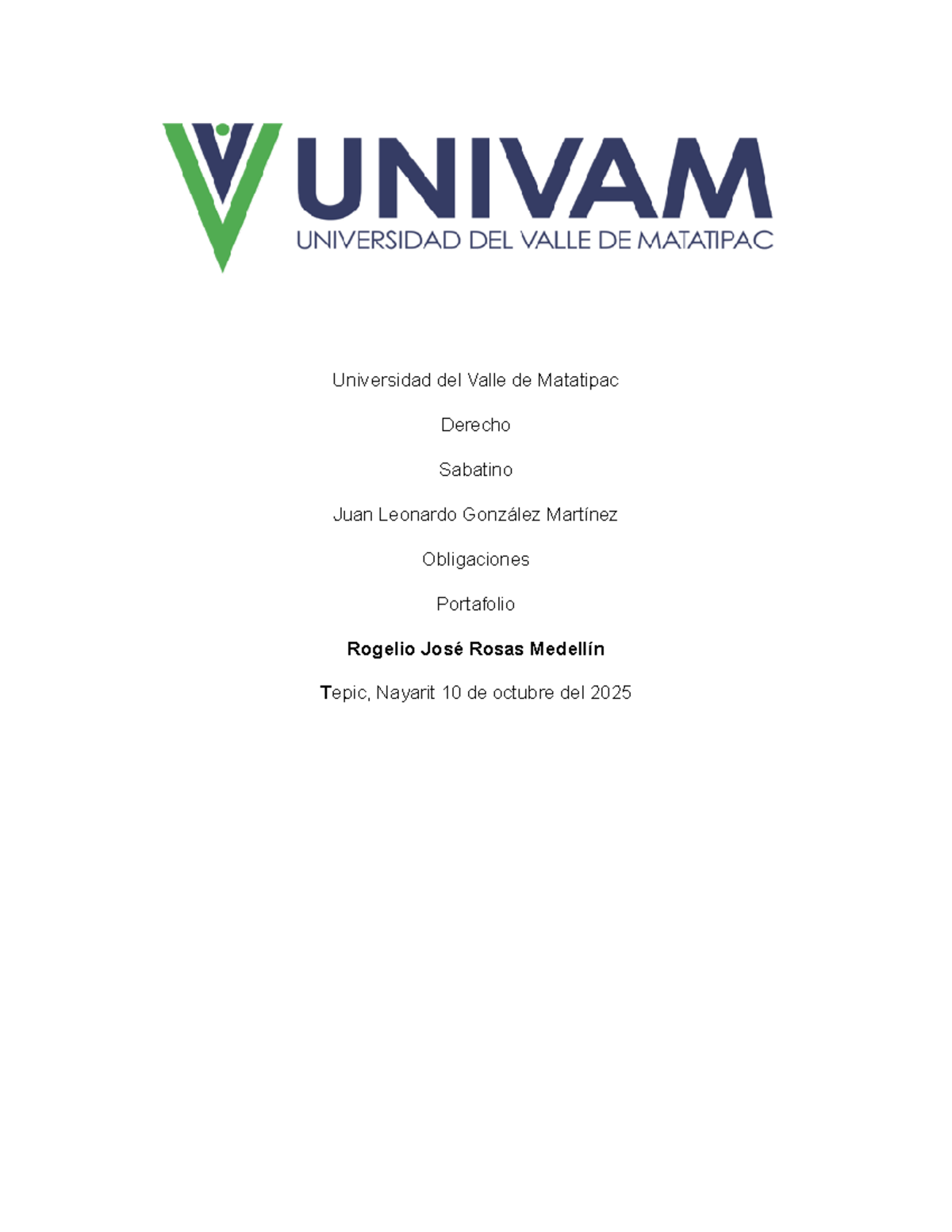 Portafolio de Obligaciones - Apuntes y Guía para Examen - Studocu
