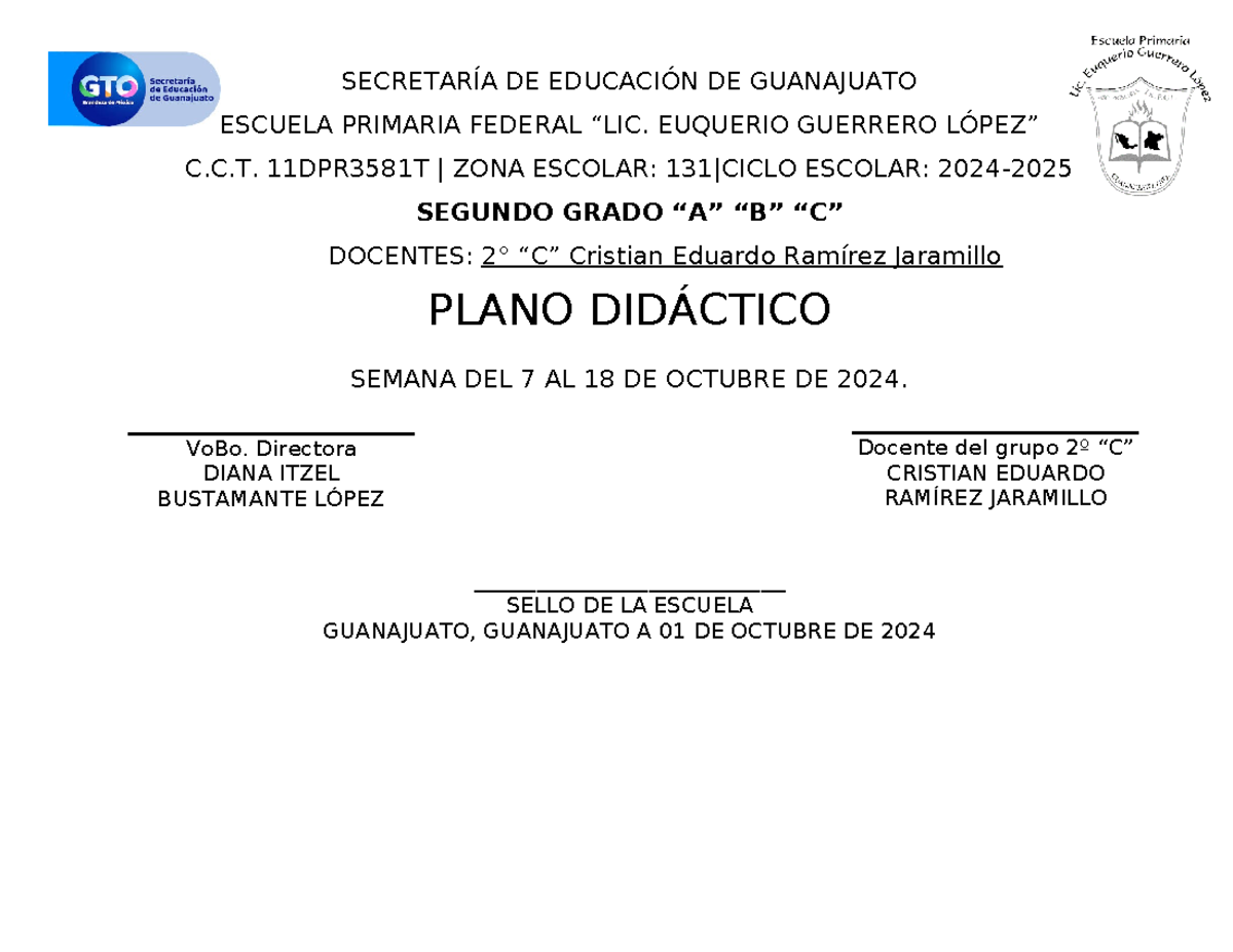 Planeación Proyecto Escolar 2c: "Cuidemos el Medio Ambiente" - Studocu