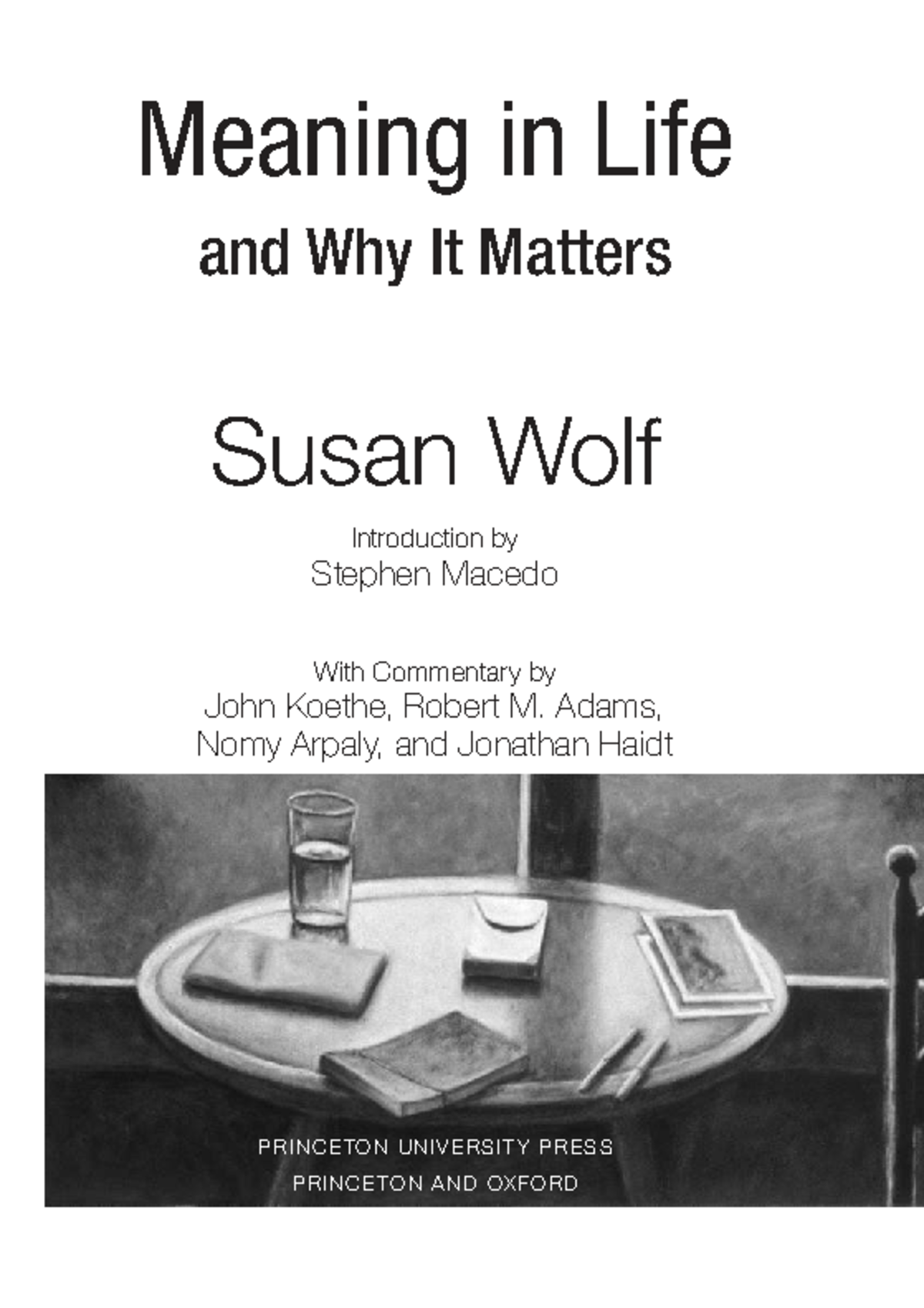 Meaning in Life: Insights from Susan Wolf's 2010 Lecture Series - Studocu