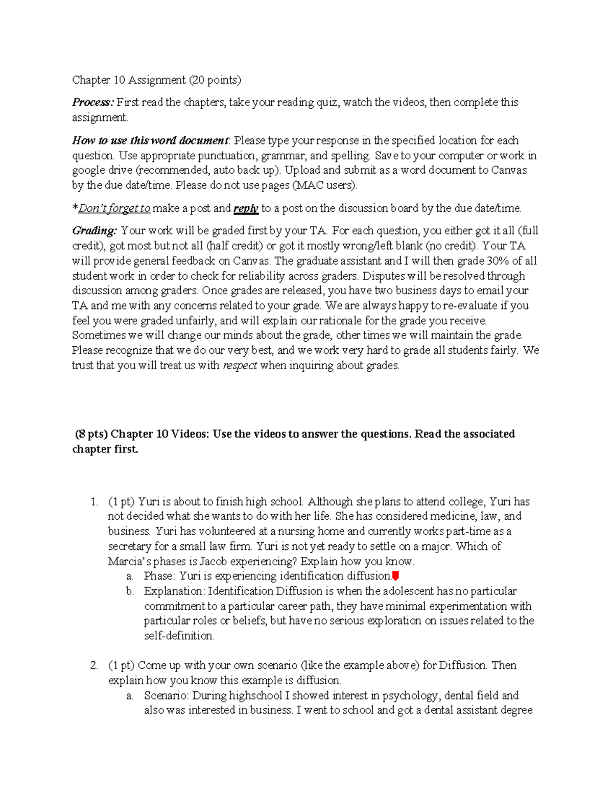 Graded Chapter 10 Assignment: Understanding Gender Wage Gap Myths - Studocu
