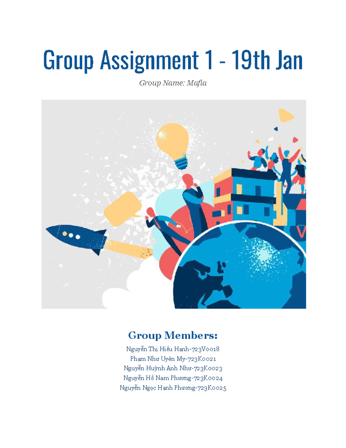 MKT 101 Group Assignment 1: Domestic & International Marketing ...
