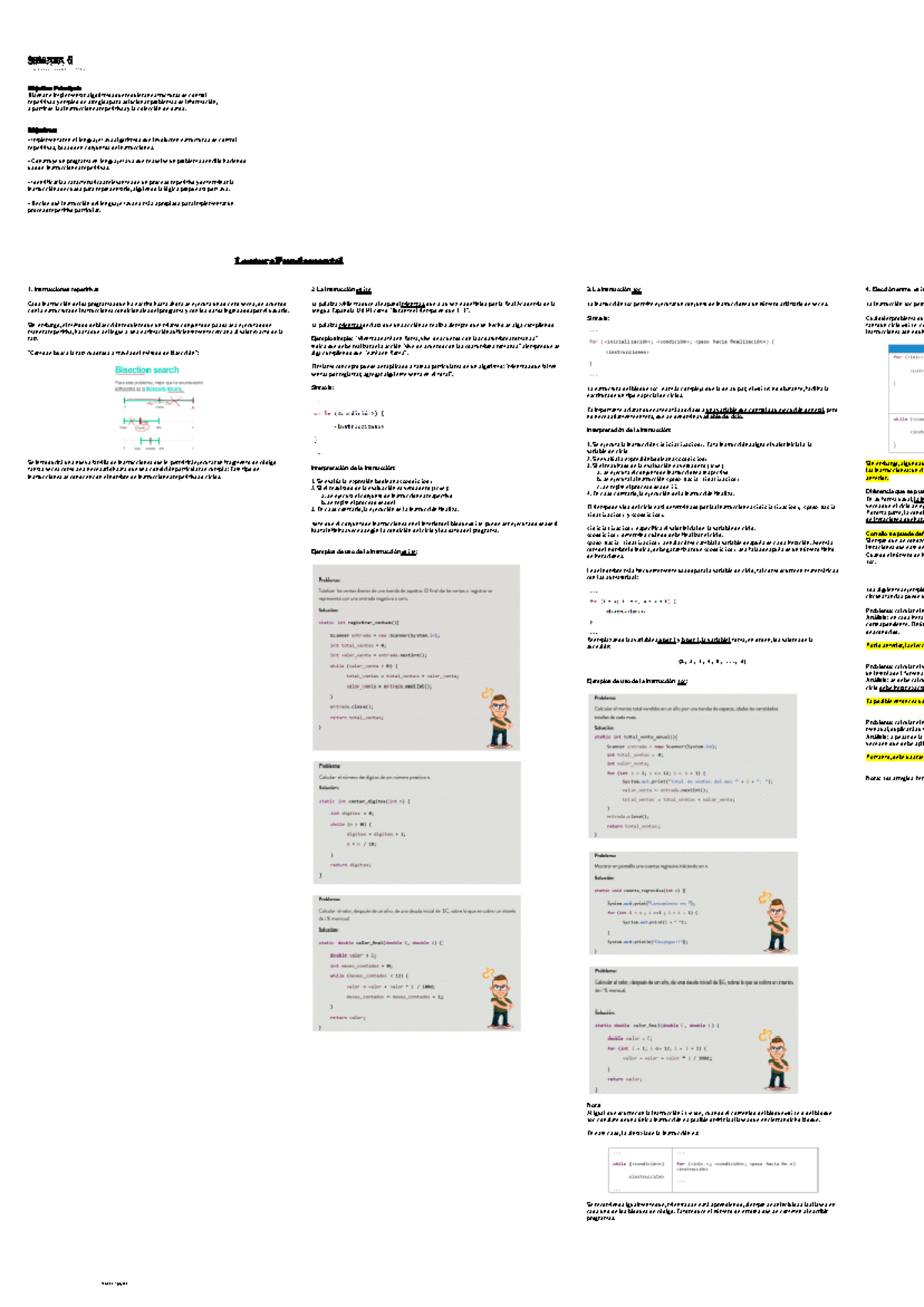 Escenario 5 - Programación de Computadores - Objetivos: repetitivas, basado en conjuntos de ...