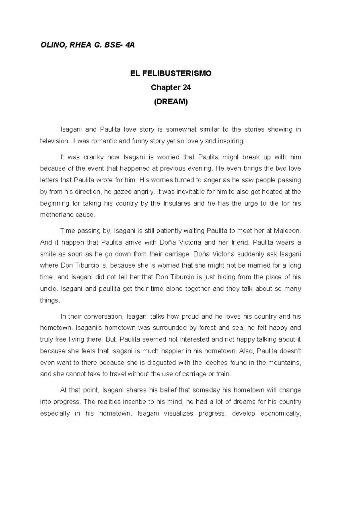 1589273911847 EL FELI and NOLI.. RHEA - OLINO, RHEA G. BSE- 4A EL ...