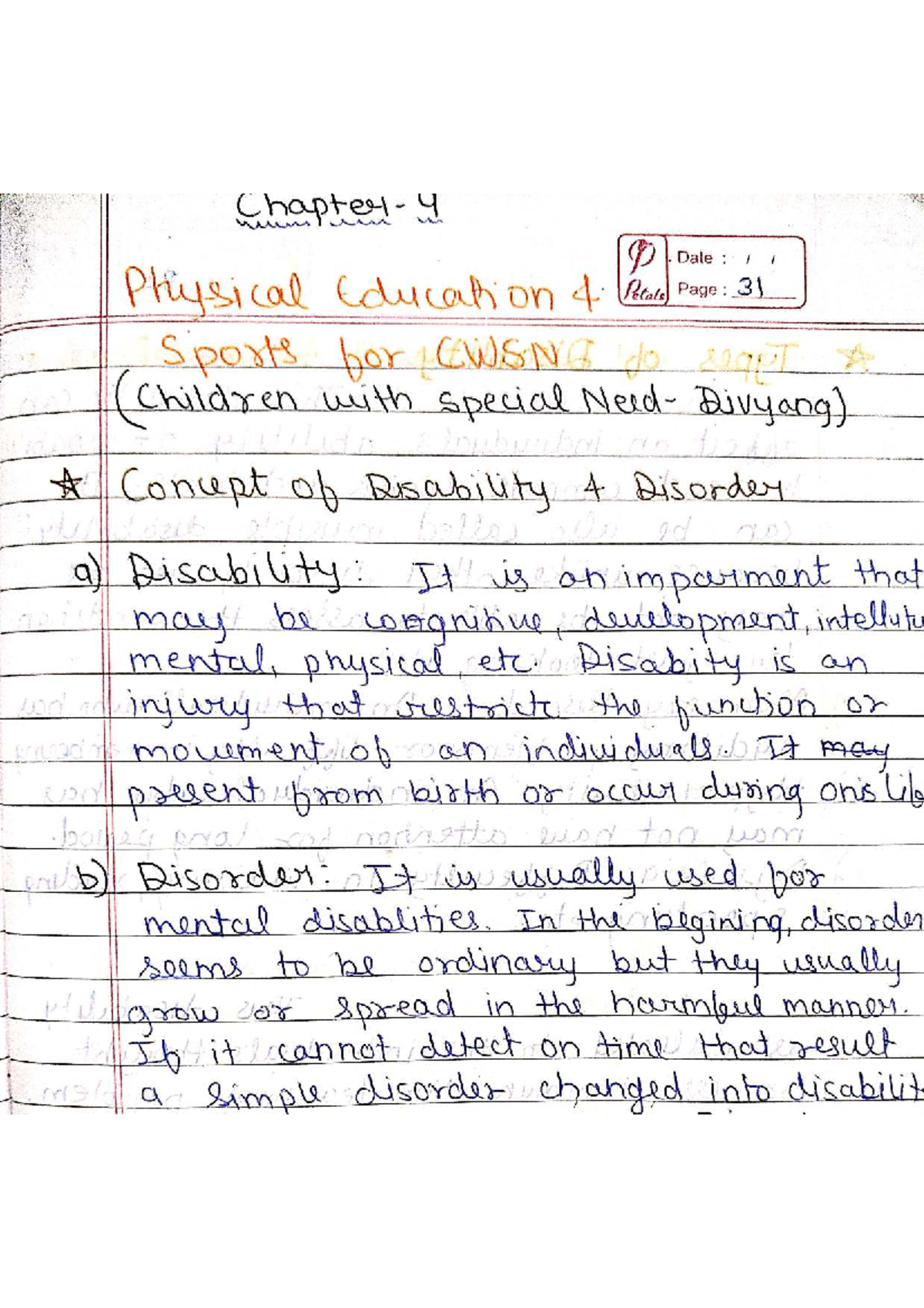 11th Chapter 4: Understanding Disabilities in Physical Education for ...