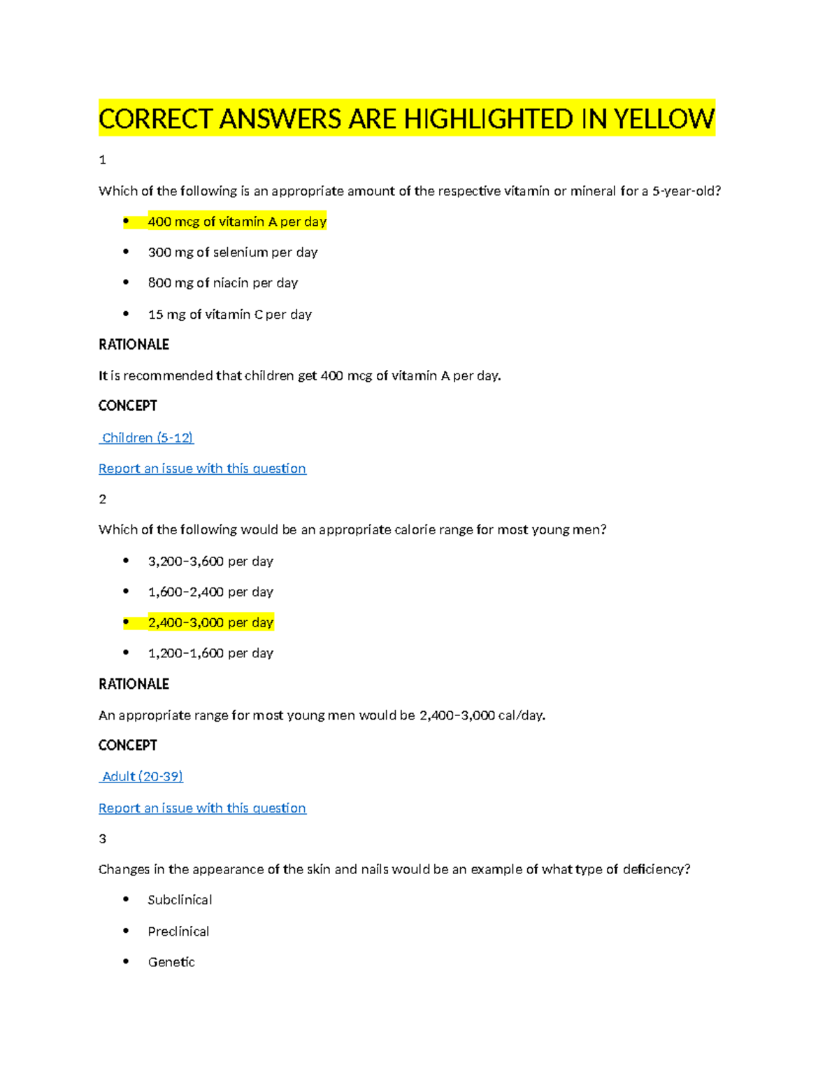 Nutrition Milestone 4: Detailed Study Guide for Unit 4 Concepts - Studocu