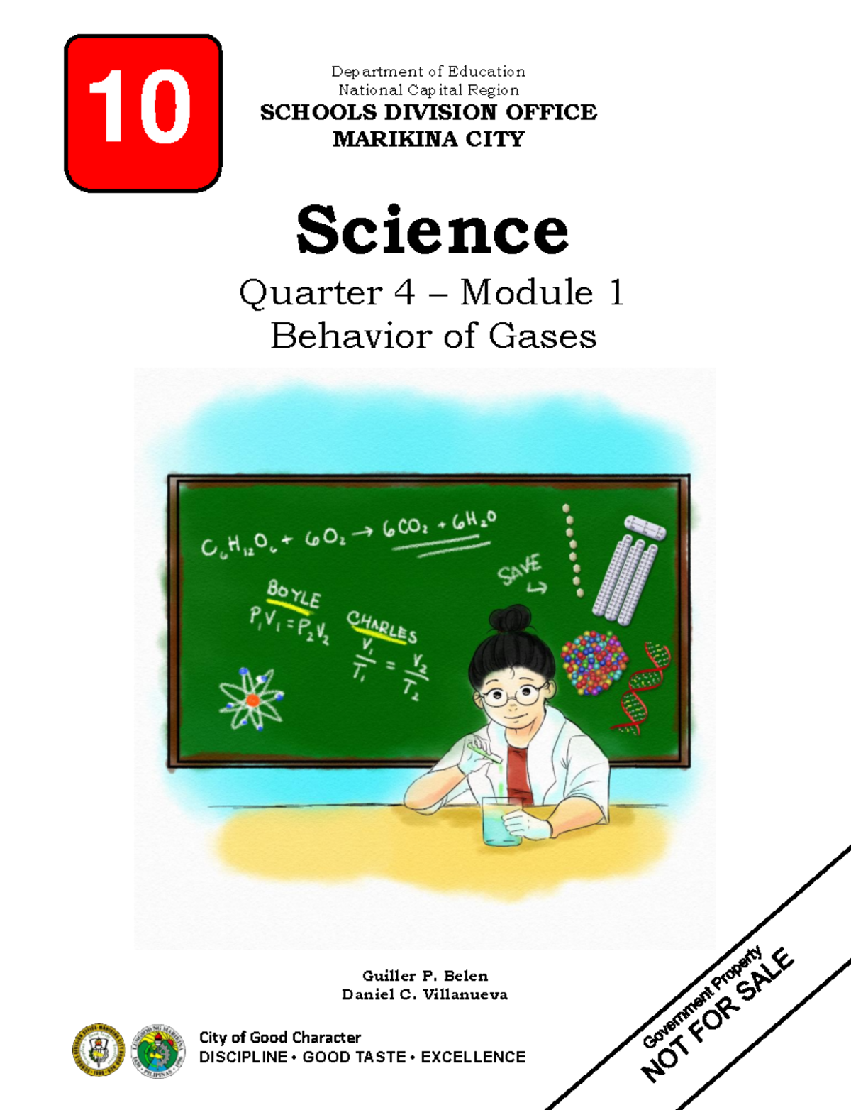 Science 10 Quarter 4 Module 1 Layout - Chemistry - PUP - Studocu