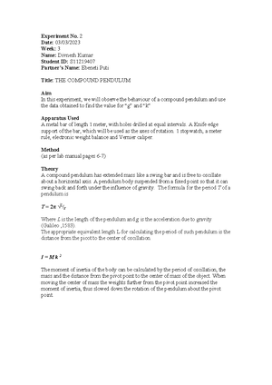 Lab Report 5 - Experiment 6: The Photoelectric Effect - PH103 – Quantum ...