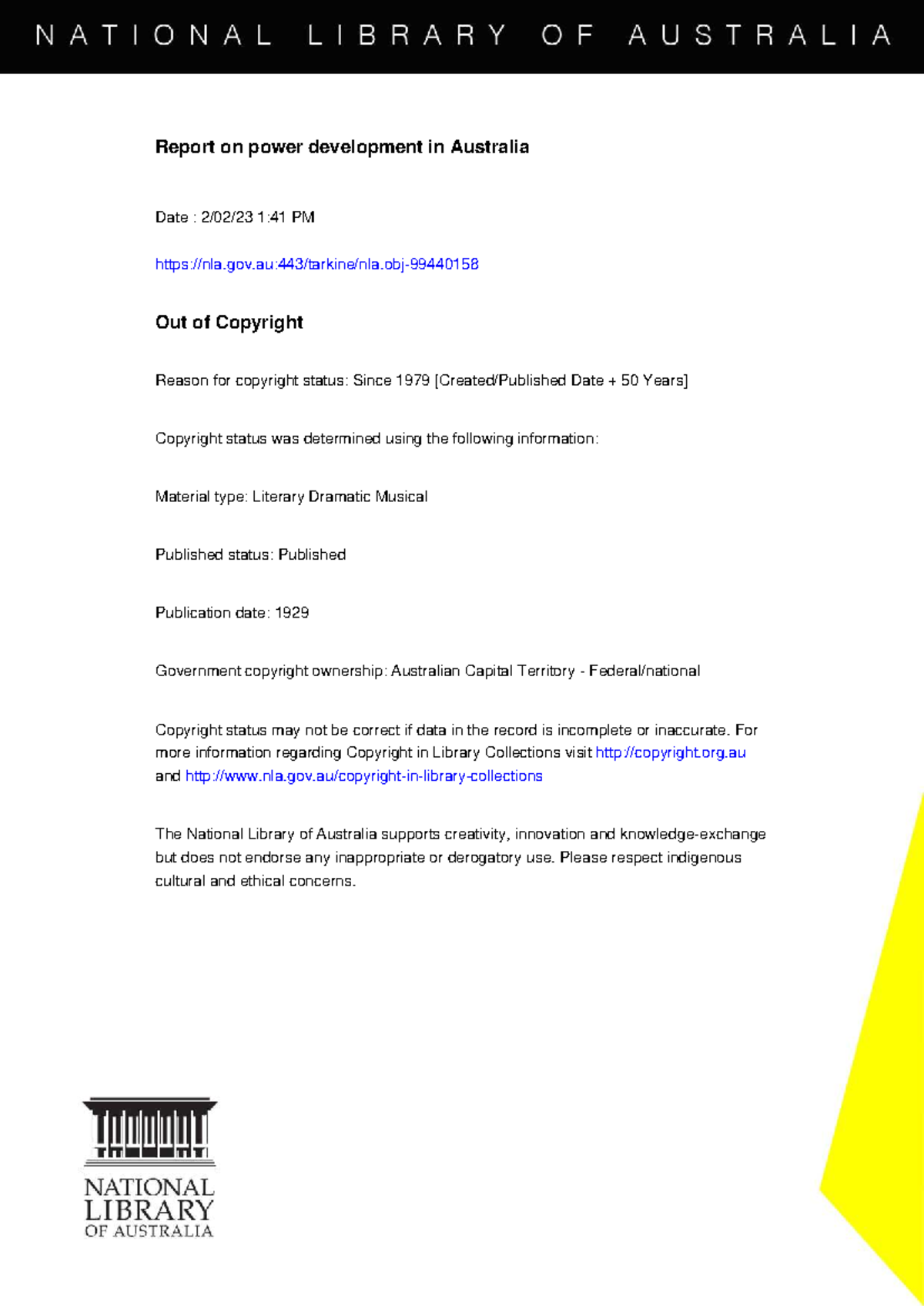 Report on Power Development in Australia - Studocu