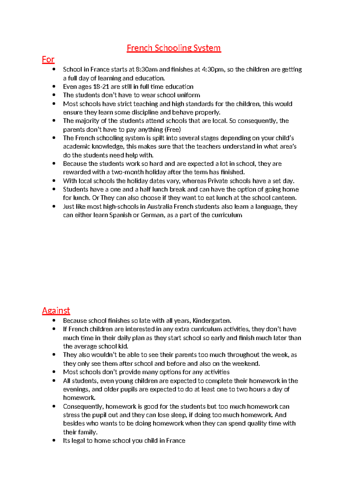 French Schooling System Overview: Structure, Standards, and Challenges ...