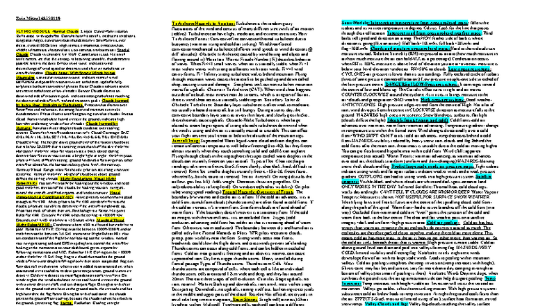 Cheat Sheet for ATSC 113: Understanding Clouds and Weather Impacts ...