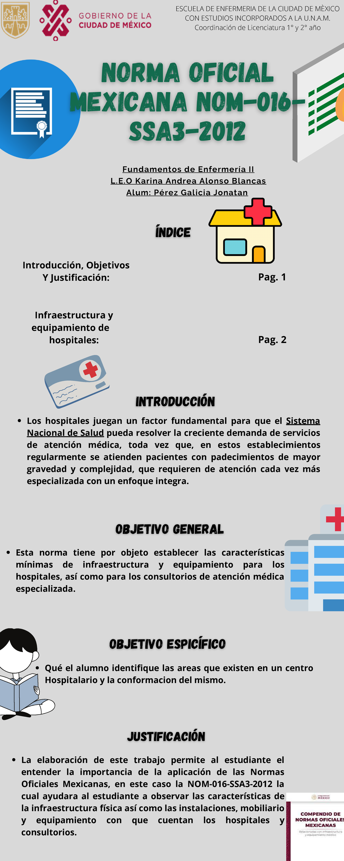 NOM 016 - Apuntes 1 - ESCUELA DE ENFERMERIA DE LA CIUDAD DE MÈXICO CON ...