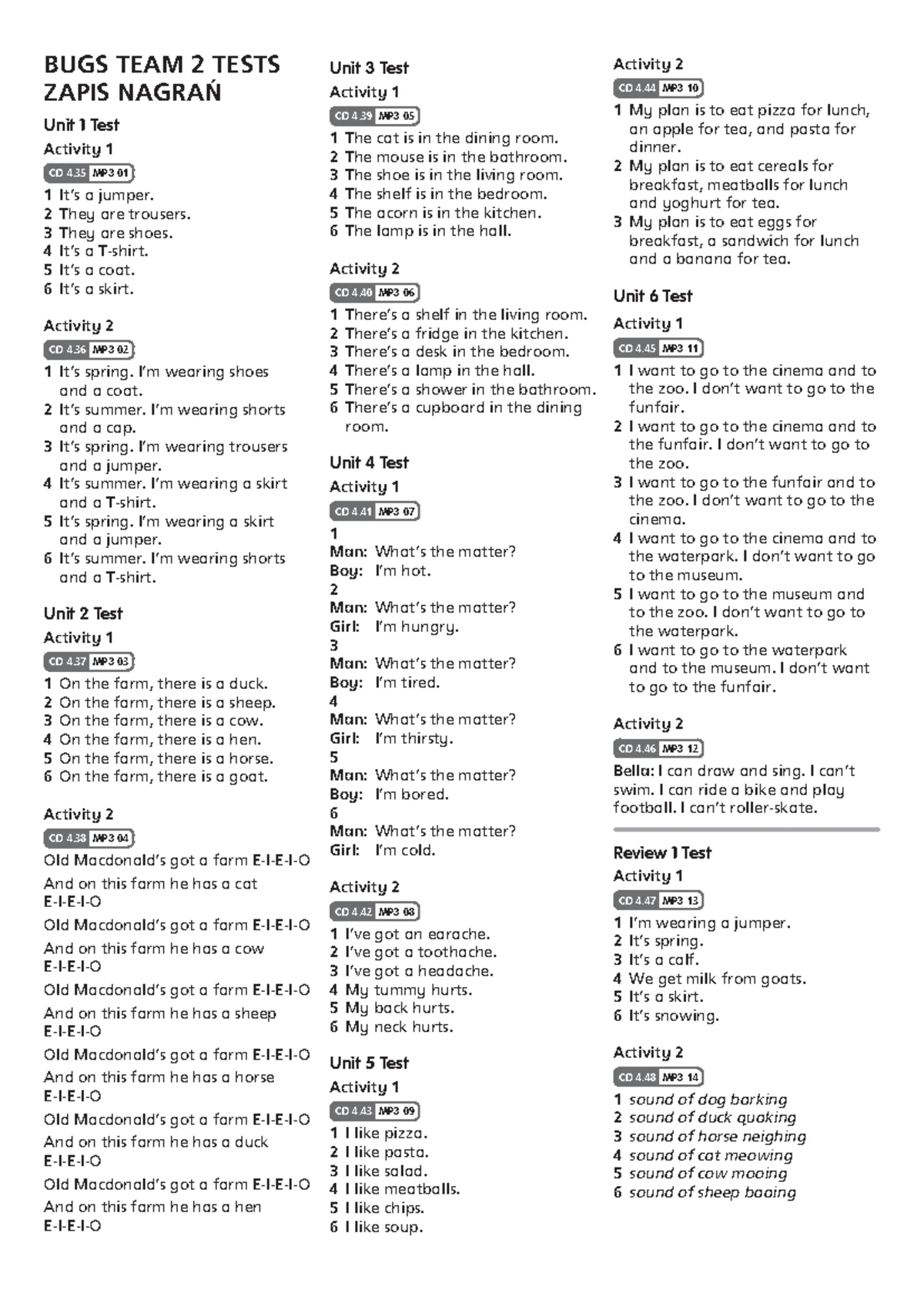 Odpowiedzi - Repetytorium Ósmoklasisty cz. 2 - UNIT 9 SKILLS TEST A ...