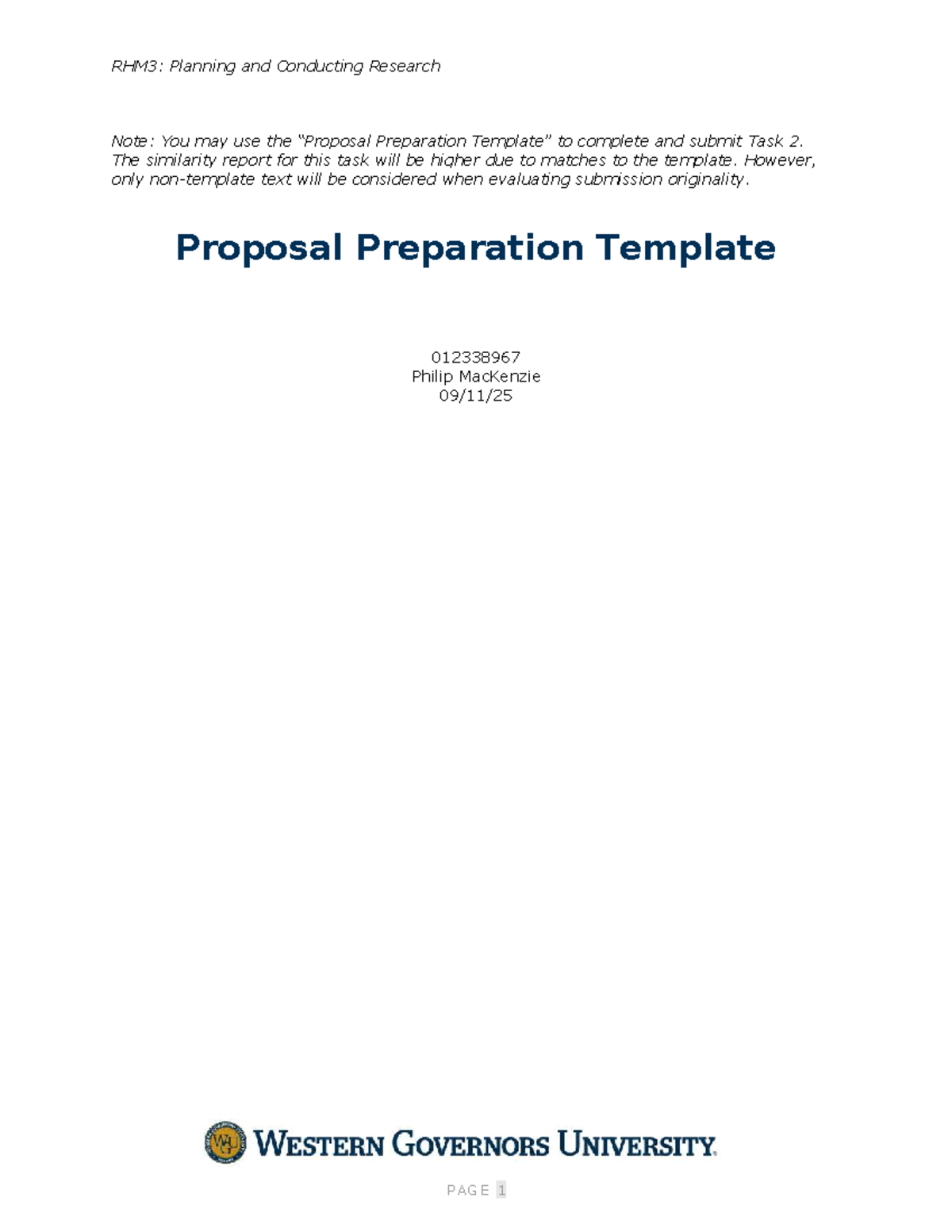 RHM3: Task 2 Proposal for Improving IEP Strategies - Studocu