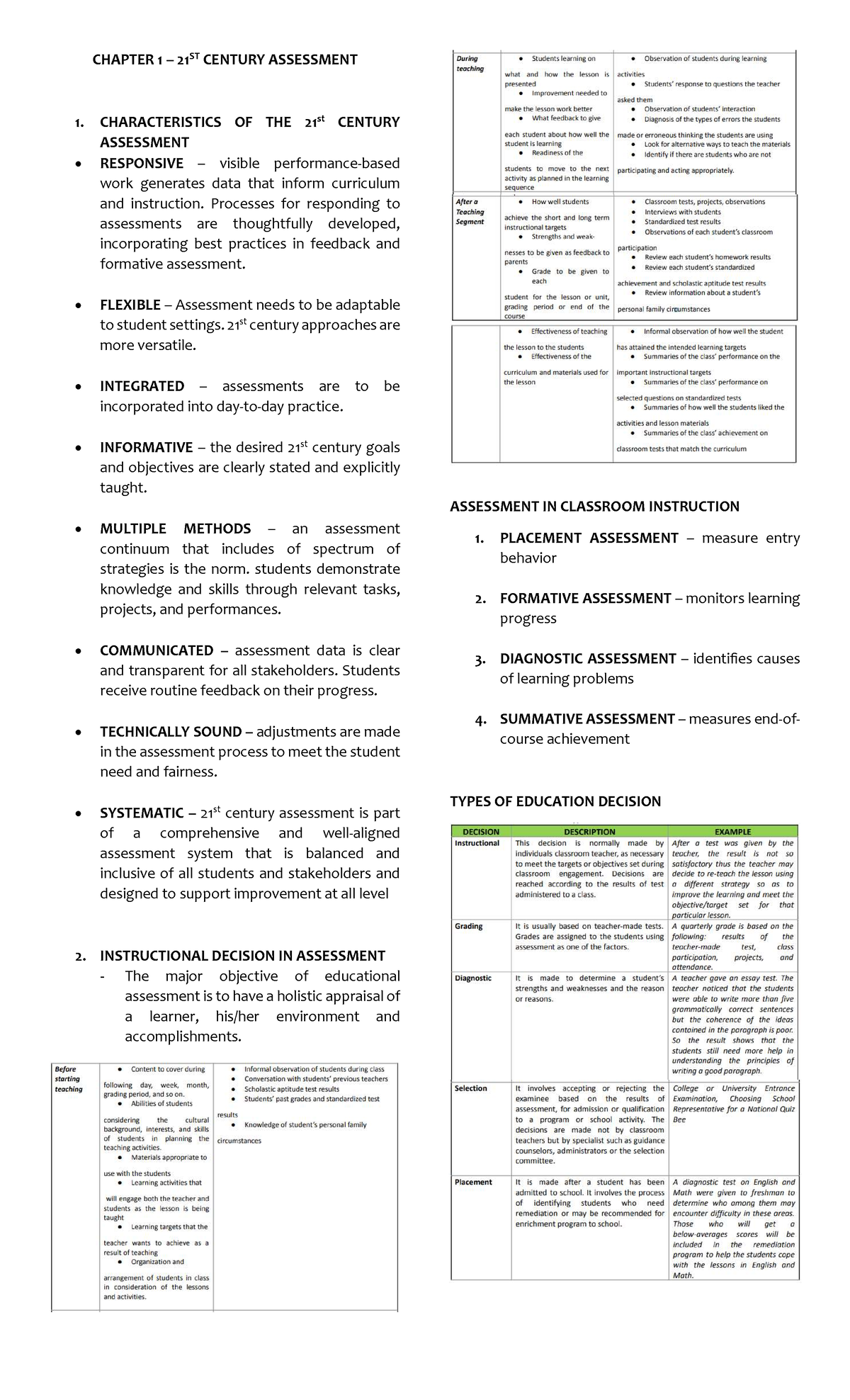 21st Century Assessment Principles and Practices - REV - Studocu