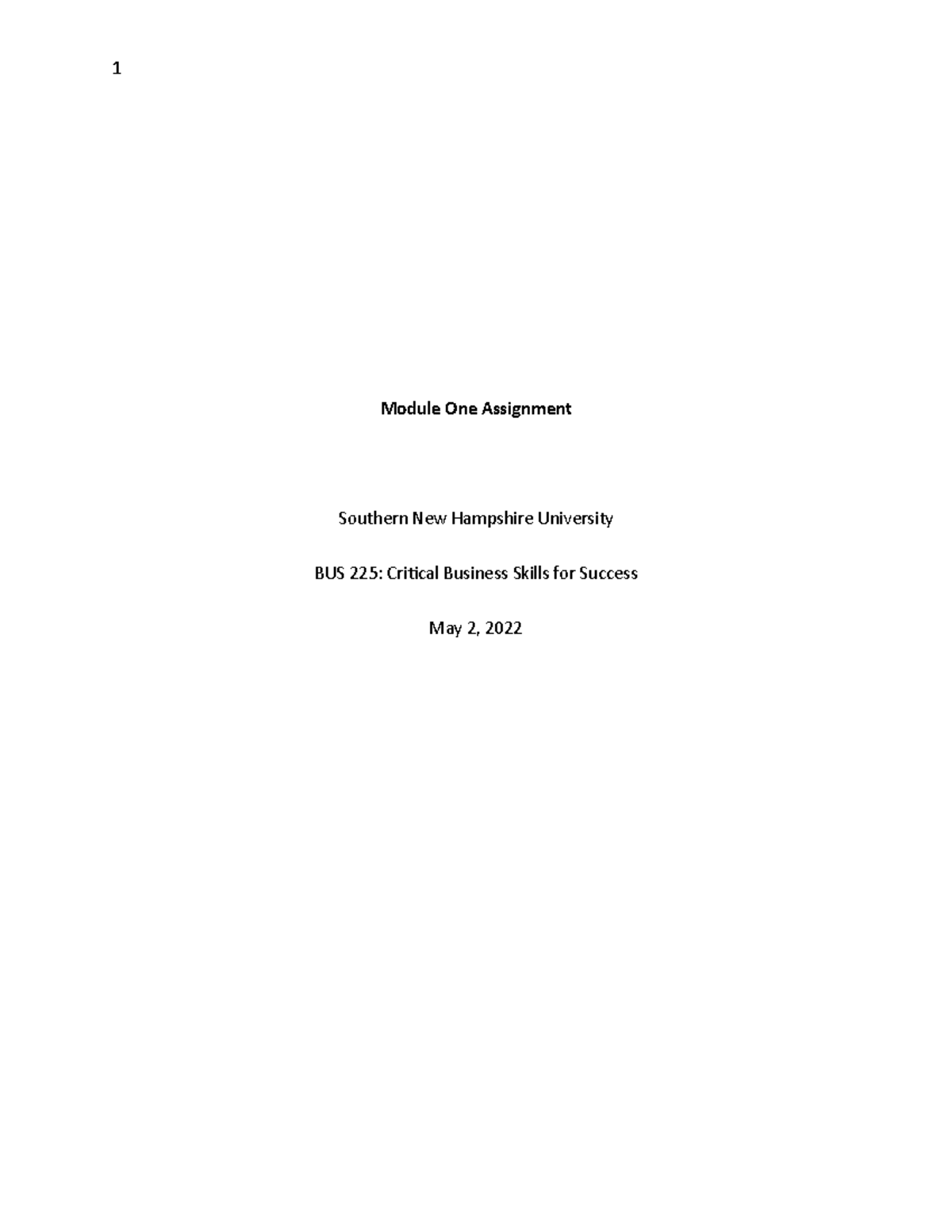 BUS225 Module One Assignment: Analyzing Disney's Critical Thinking ...