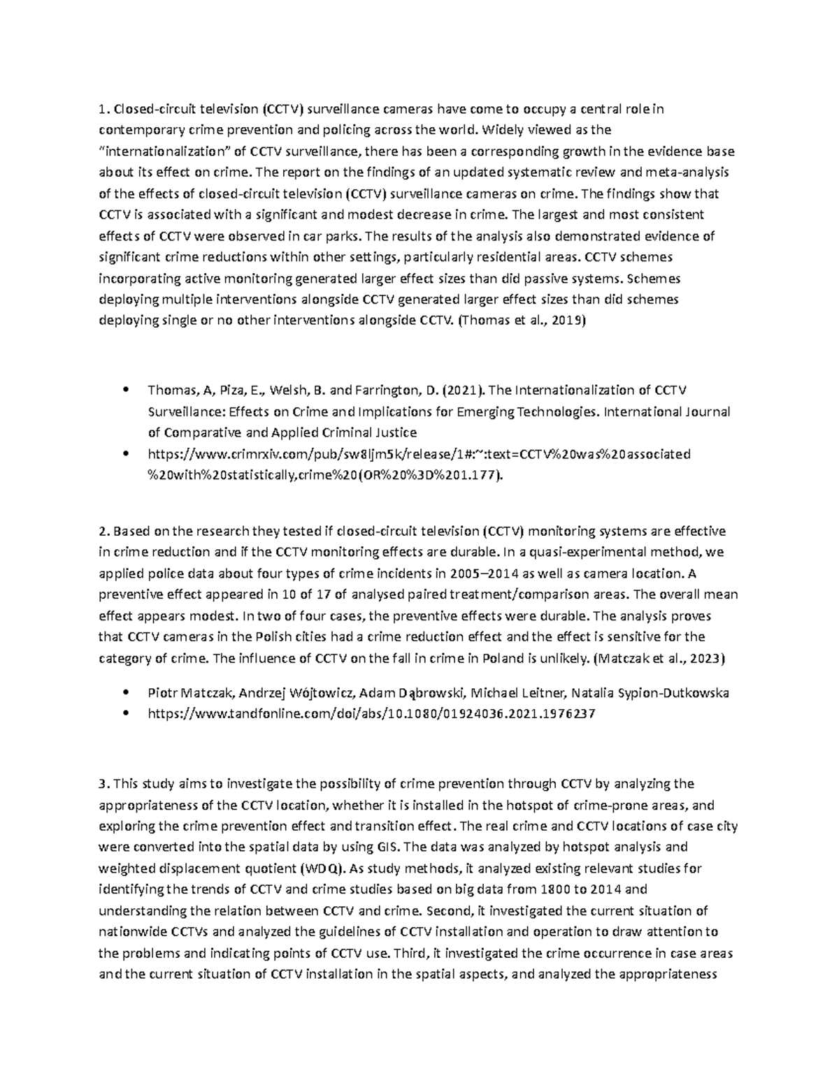 RRS - Foreign - Impact of CCTV on Crime Prevention: A Comprehensive ...