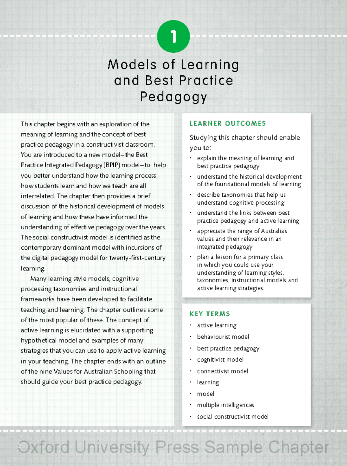 "EDU 101: Best Practices in Learning Models and Pedagogy" - Studocu