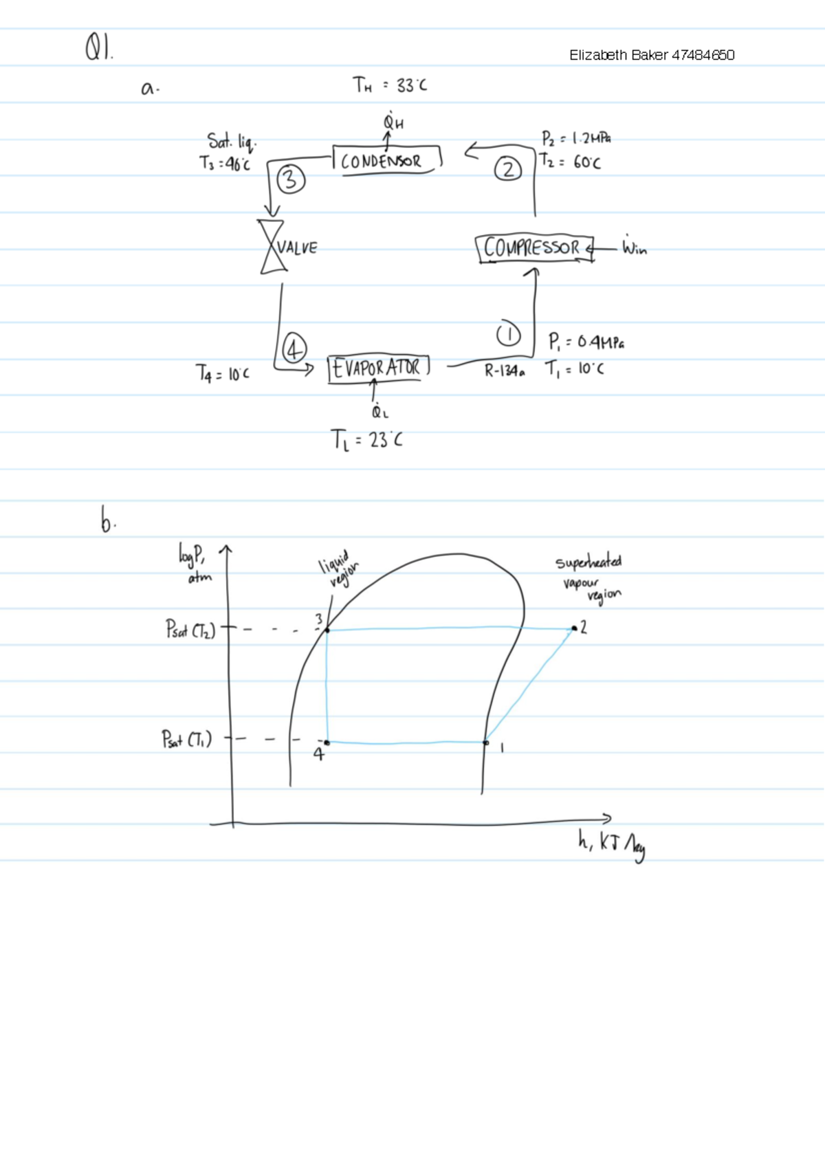 ENGG1500 Tut 3 Energy Transfer Devices & Chiller Unit Analysis 2023 ...