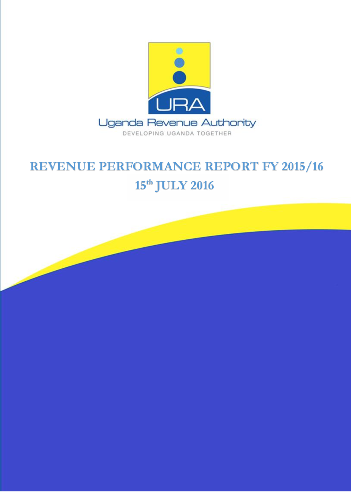 Revenue Performance Report FY 2015-16: Analysis and Insights - Studocu