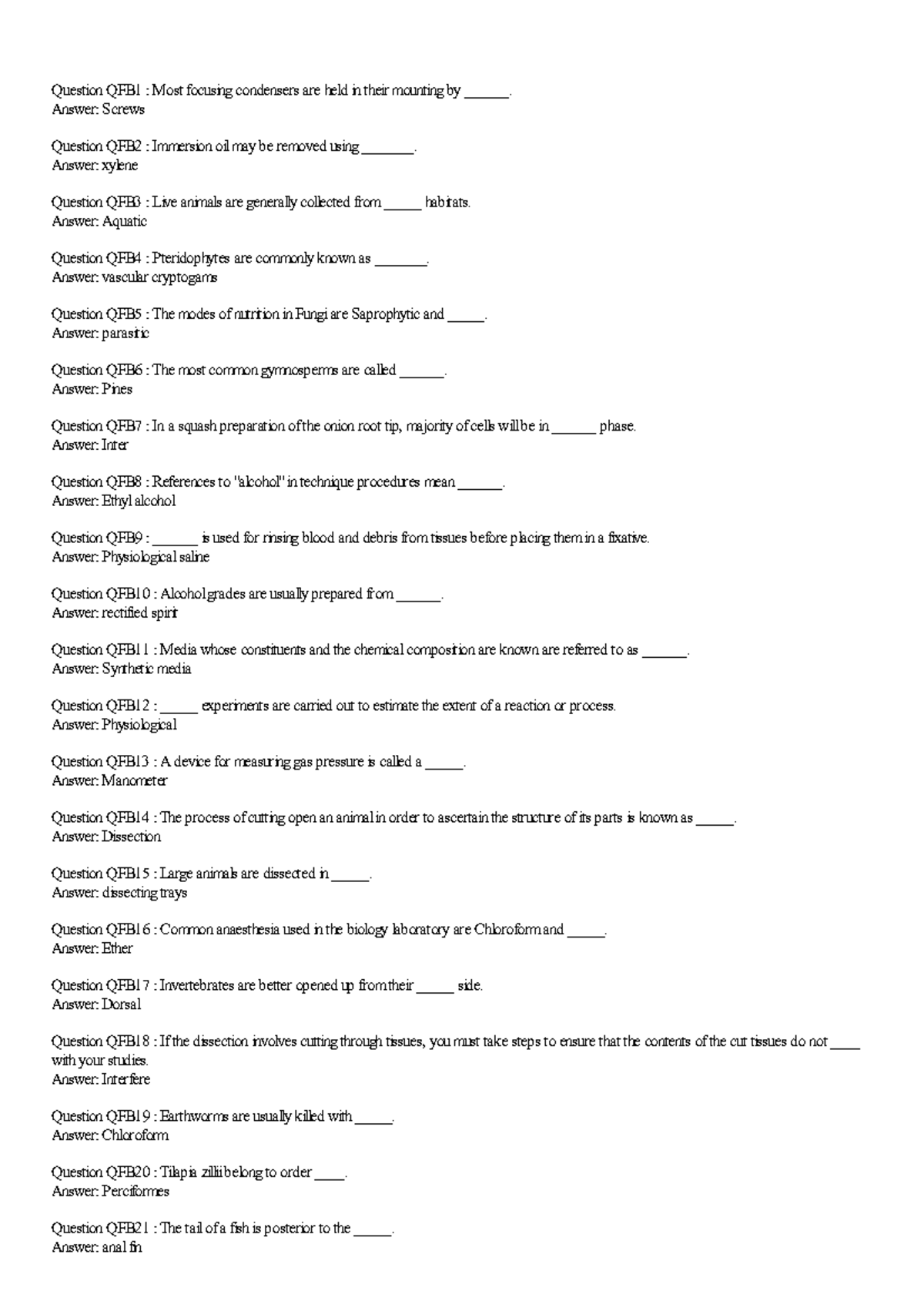 Bio191 - Lab Safety and Dissection Summary Notes - Studocu