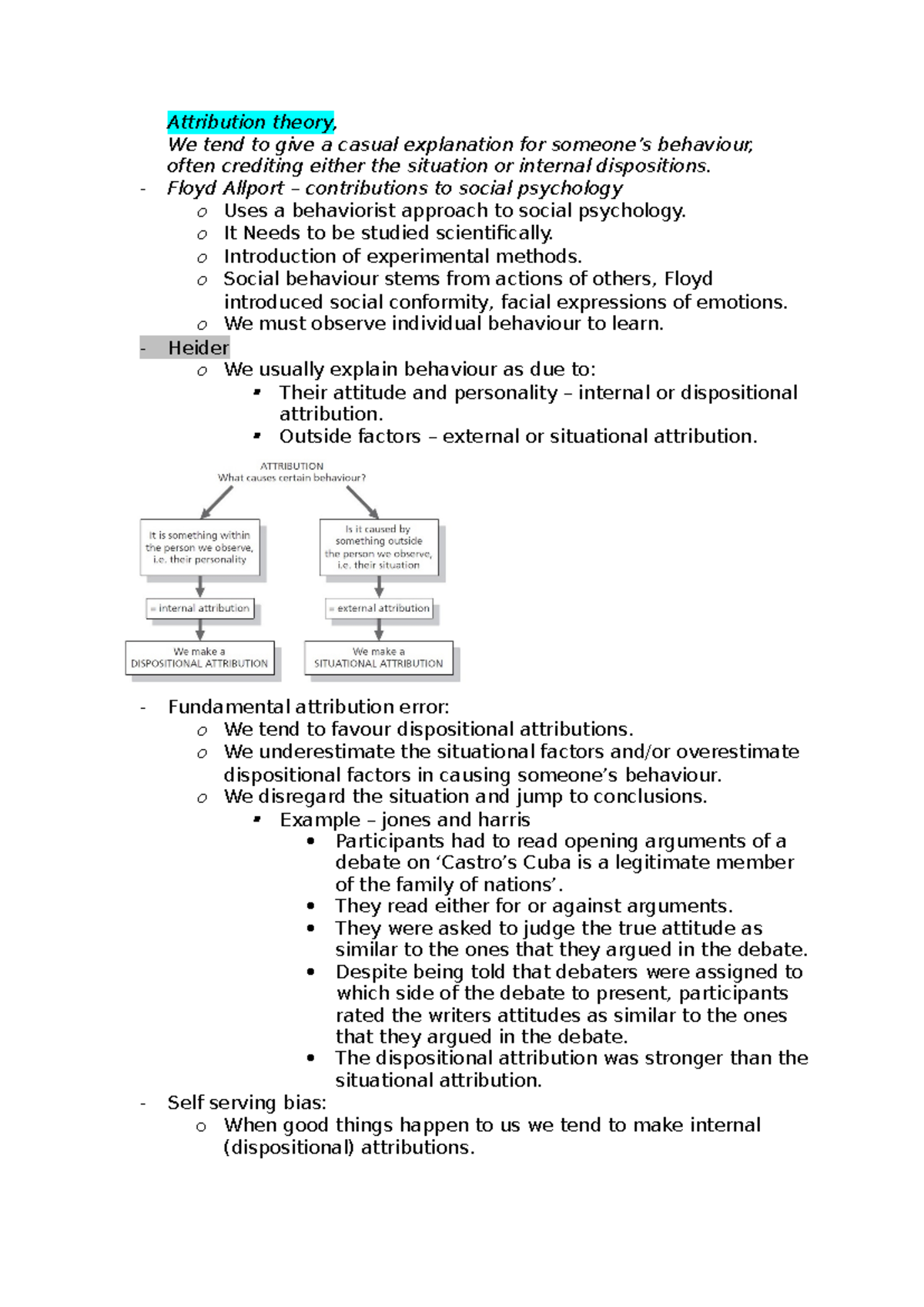Attribution Theory Overview: Key Concepts and Models in Psychology - Studocu