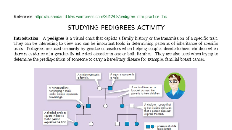 5.2 Pedigree Analysis: Understanding Genetic Inheritance Patterns - Studocu
