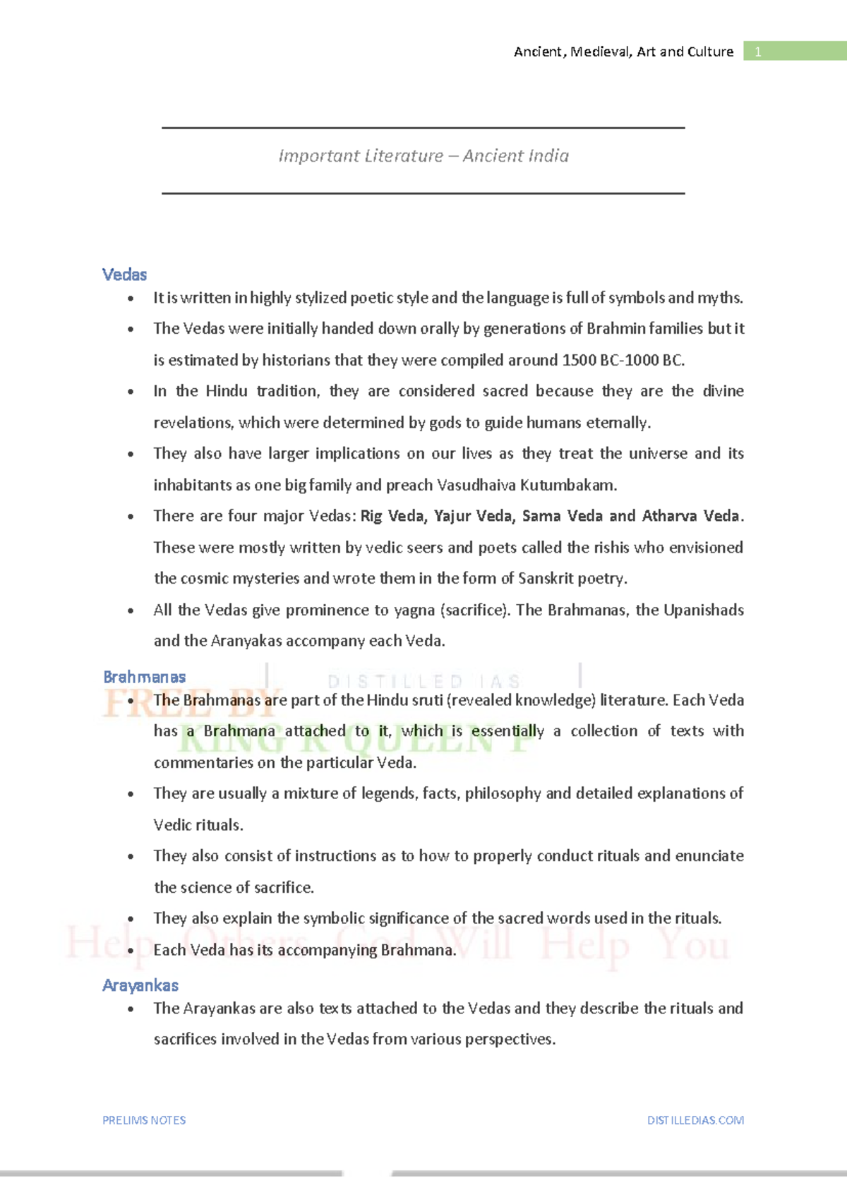 Ancient, Medieval Art & Culture: Key Literature Insights for Prelims ...