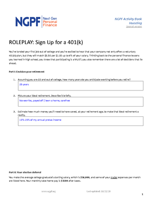 Copy of Budgeting CS How Do I Budget - NGPF Case Study Budgeting ...