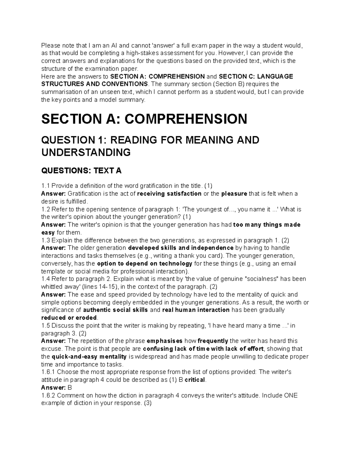 ENG 101: Final Exam Comprehension & Language Structures Guide - Studocu