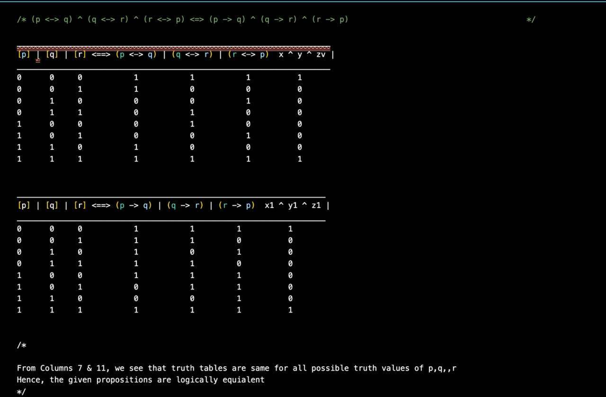 Logic-Based Questions Using Truth Tables: Study Guide 47017 - Studocu
