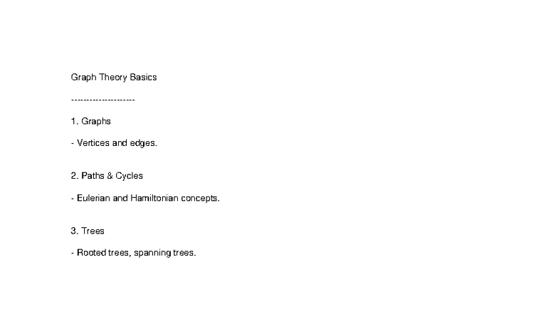 Graph theory basics - Progamming And Data Structures Laboratory - Graph ...