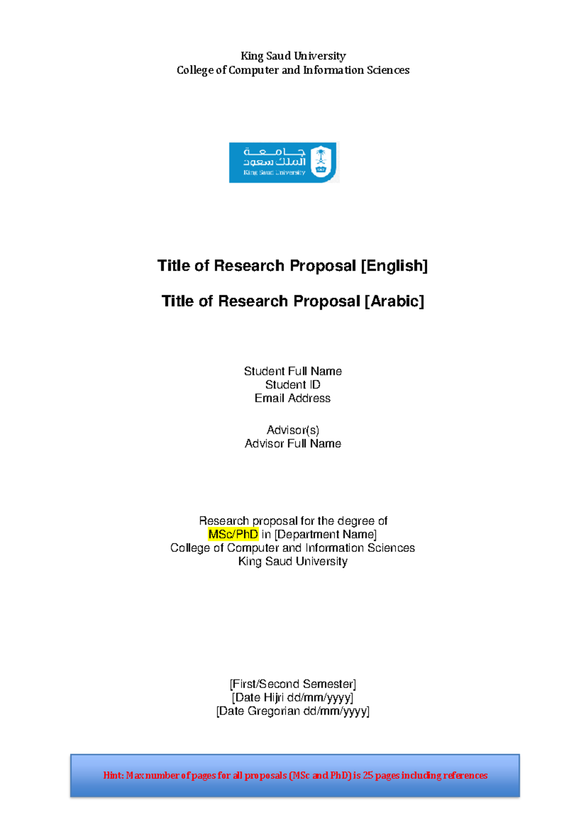 Ccis rp template dec2017 - College of Computer and Information Sciences ...