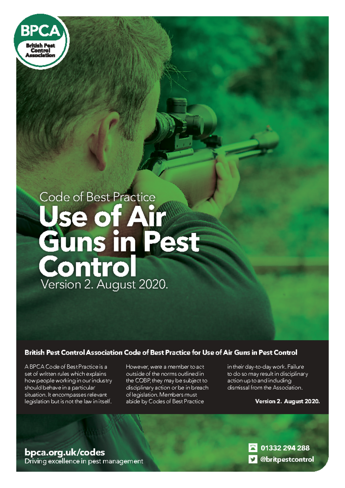 BPCA Code of Best Practice for Air Guns in Pest Control V2, Aug 2020 ...