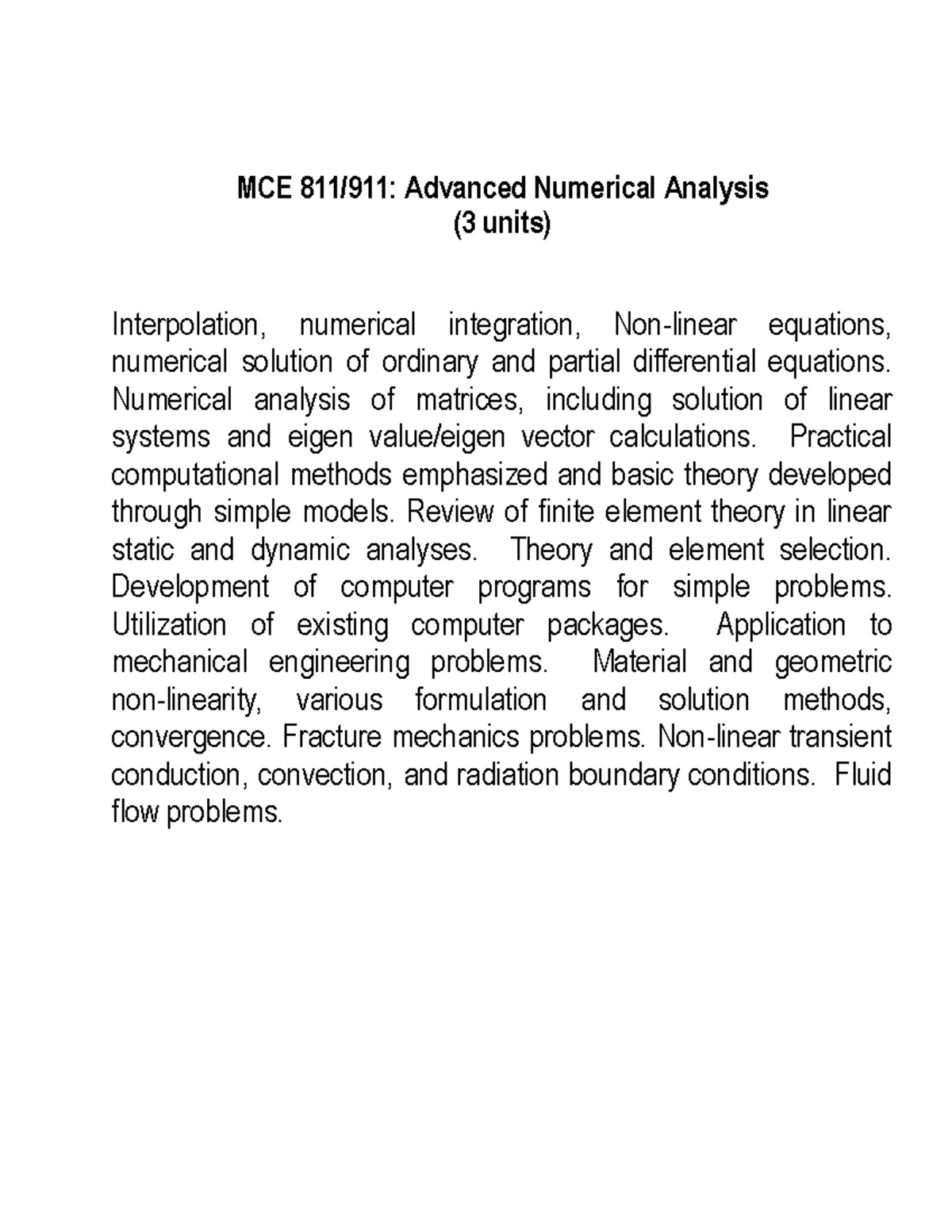 MCE Advanced Numerical Analysis: Lagrange Interpolation Methods - Studocu