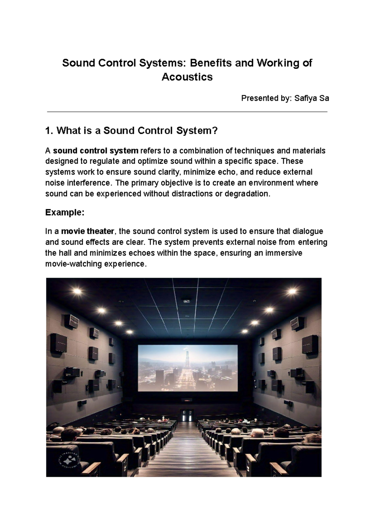 civil sound control - Sound Control Systems: Benefits and Working of ...