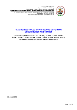 Rules on Expedited Procedure, Summary Procedure, and Small Claims ...