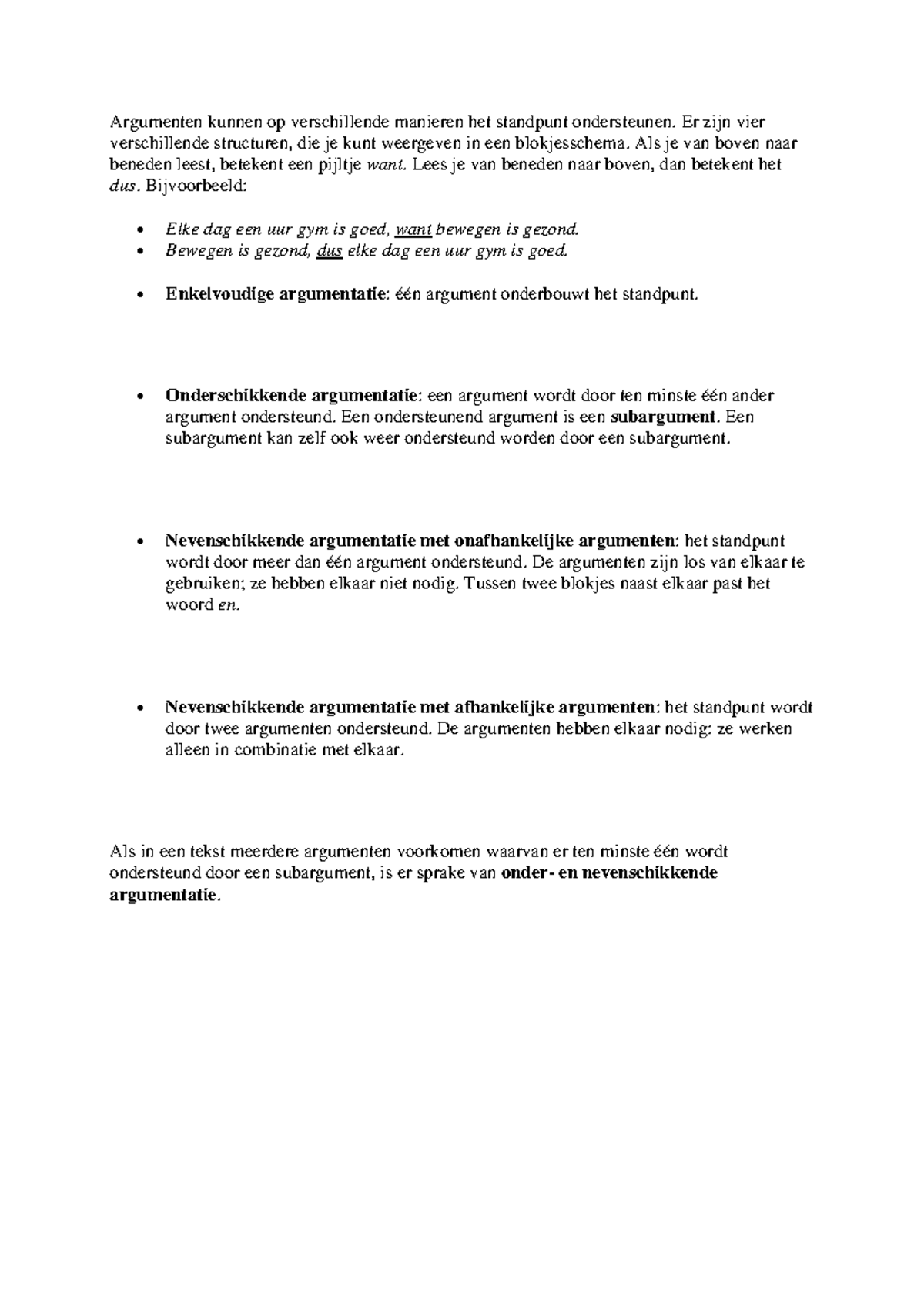 Argumentatieschema's en Structuren voor Argumentatie Verkenning ...