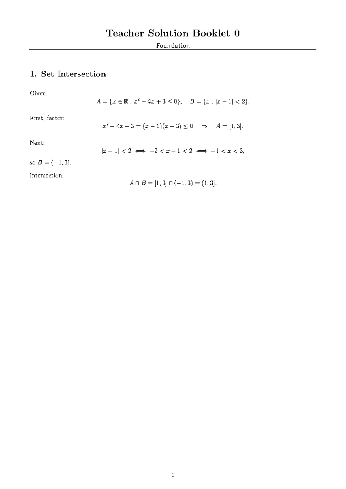 Booklet 0 Quiz SK: Solution Key for Chapter Review Questions - Studocu