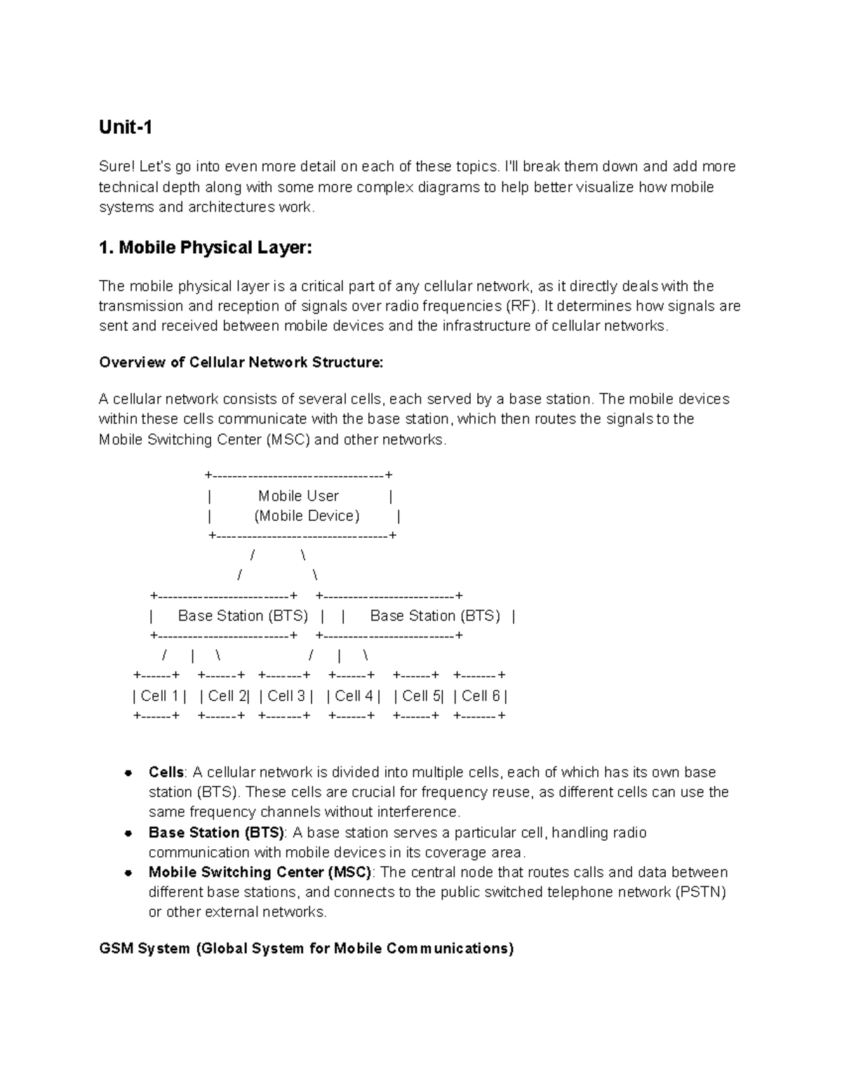 Mobile Computing Overview: Architecture, Protocols, and Techniques - Studocu