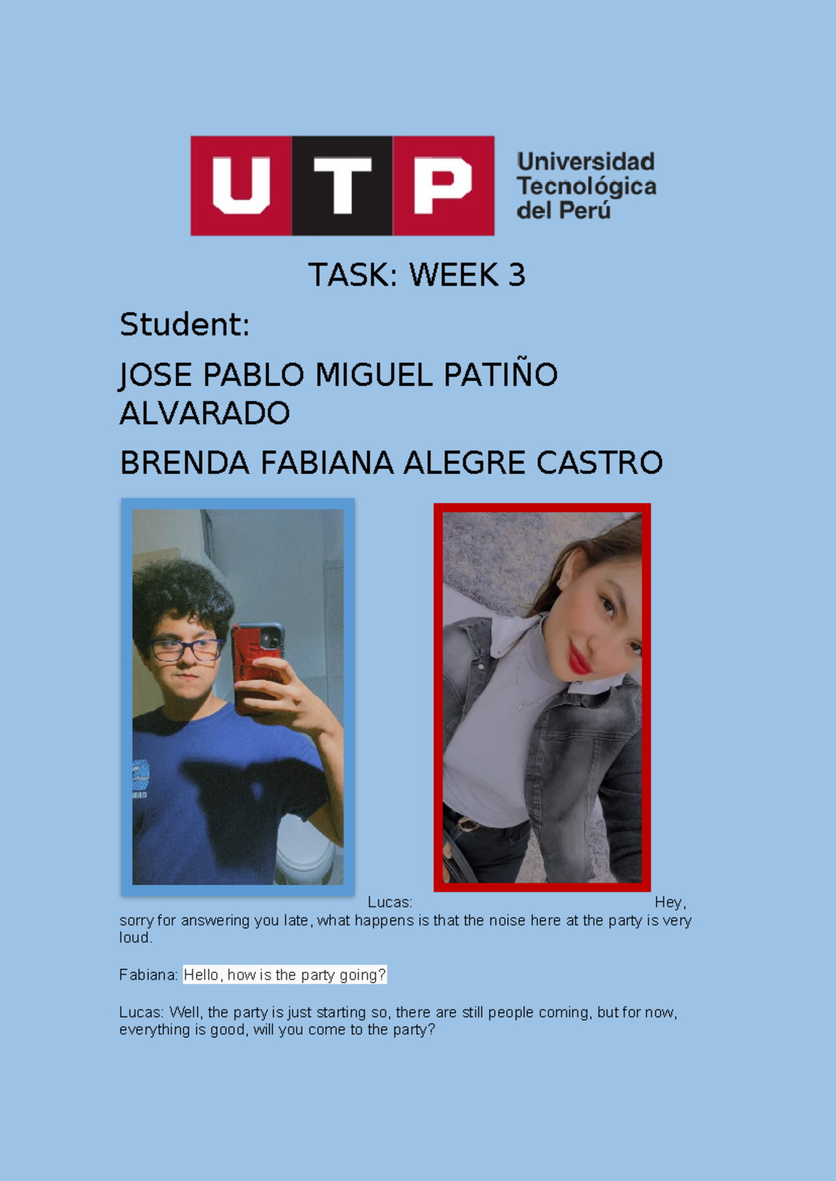 🔴 (AC-S03) Week 03 – Speaking Task: Party Conversation Analysis - Studocu