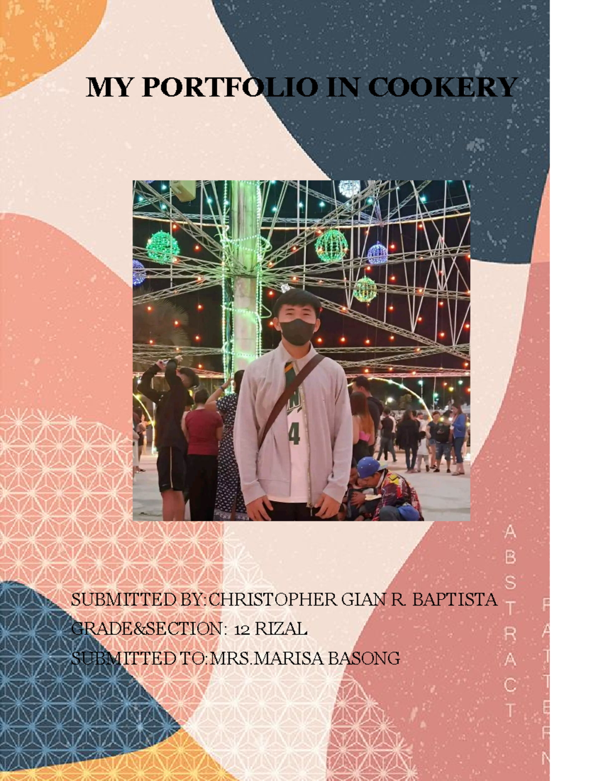 Cookery Final Portfolio - BAO by Christopher G.R. Baptista - Studocu