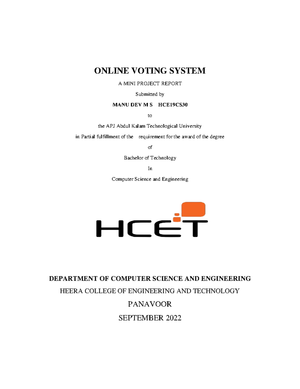Online Voting System 1 - mmm - ONLINE VOTING SYSTEM A MINI PROJECT ...