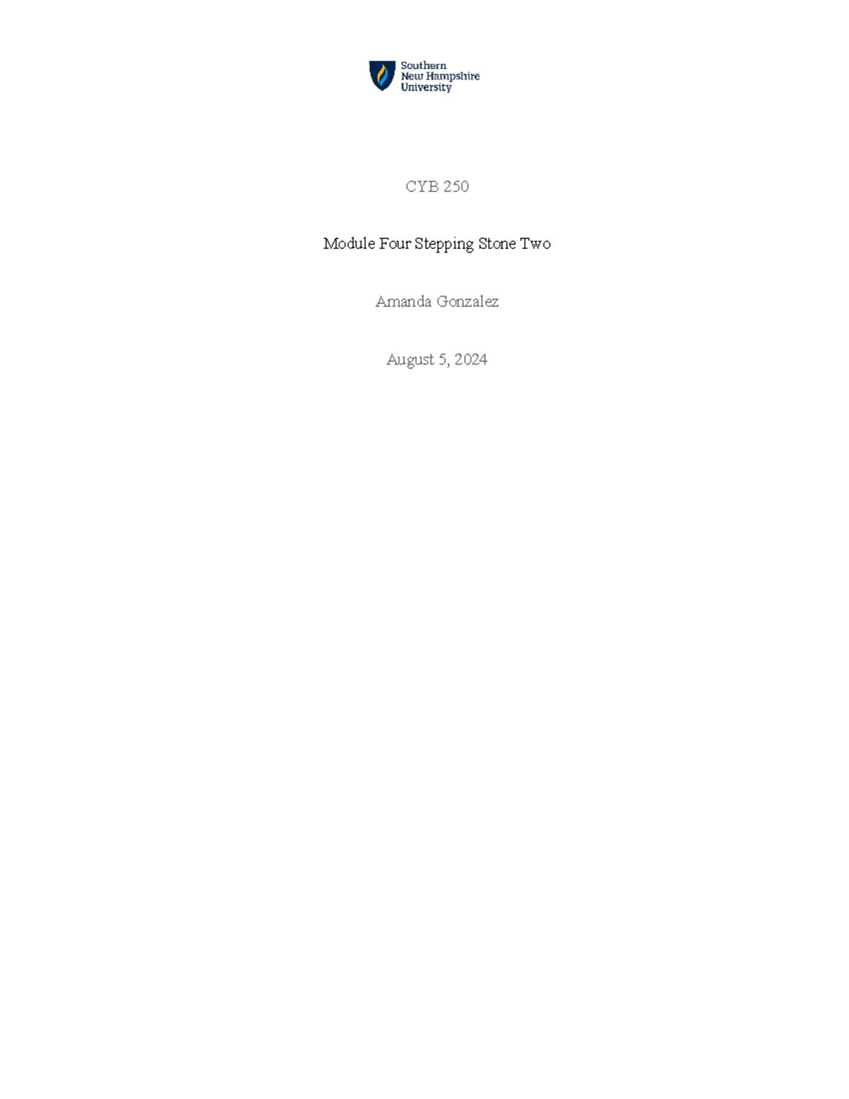 CYB 250 Module 4 Stepping Stone 2: Threat Model Analysis - Studocu