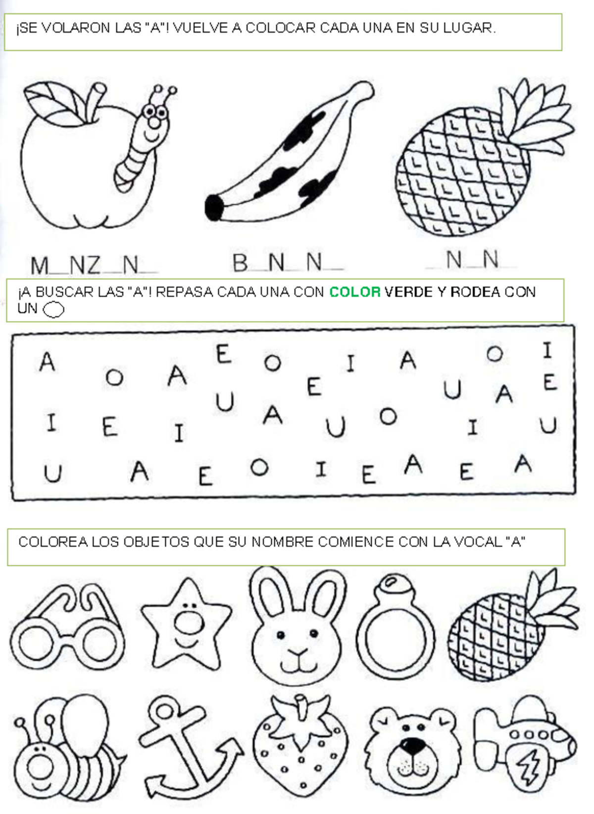 LAS Vocales: Actividades Interactivas para Aprender las Vocales - Studocu