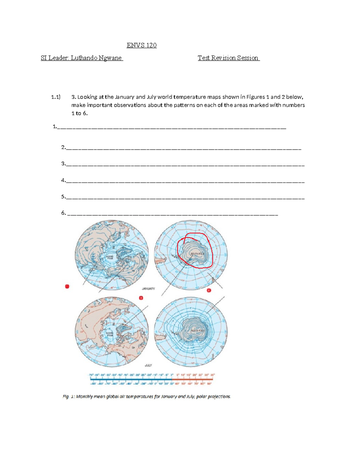 ENVS 120 Final Worksheet - Test Revision Questions and Observations ...