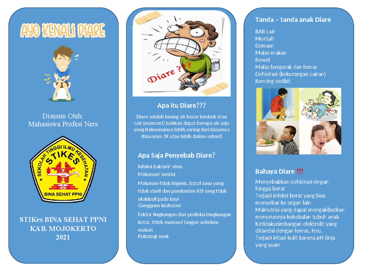 Tanda-Tanda dan Penyebab Diare pada Anak - Profesi Ners 2021 - Studocu