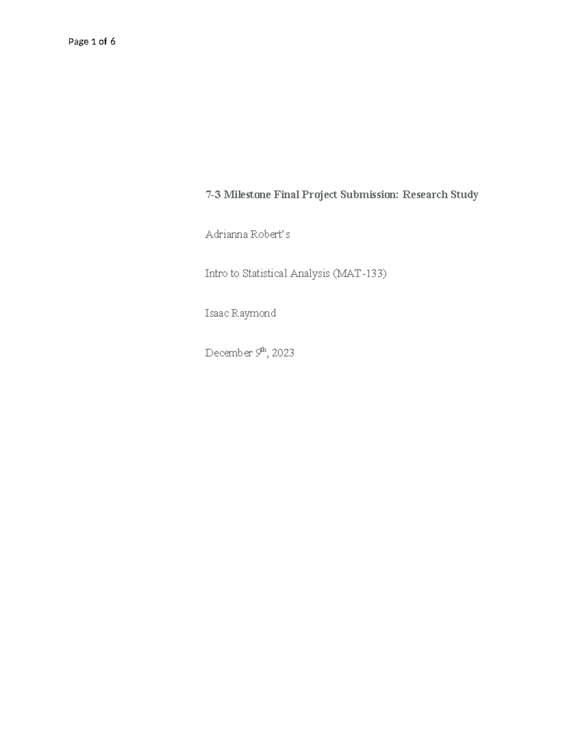 Module 7 Final Project - 7-3 Milestone Final Project Submission ...