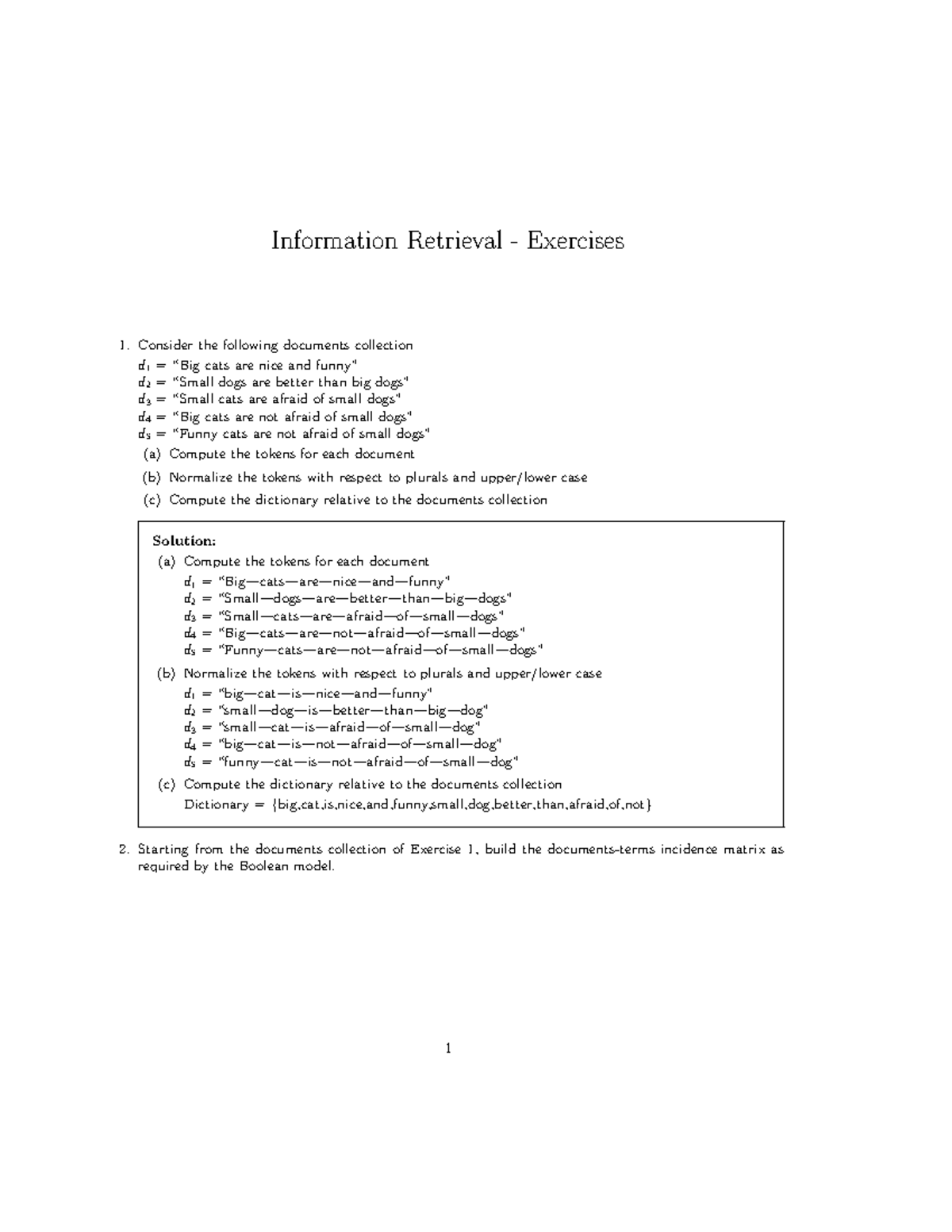 4 22865 CS475 2019 1 2 1 exercises v5 - Information Retrieval ...