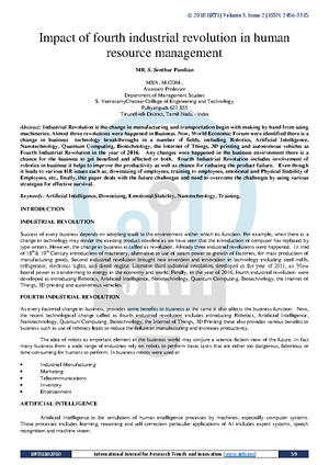 [Solved] 21 In the context of the Fourth Industrial Revolution 4IR ...